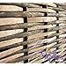 Papillon Split Hazel Hurdle Woven Wattle Garden Fence Panel (1.8m x 0 ...