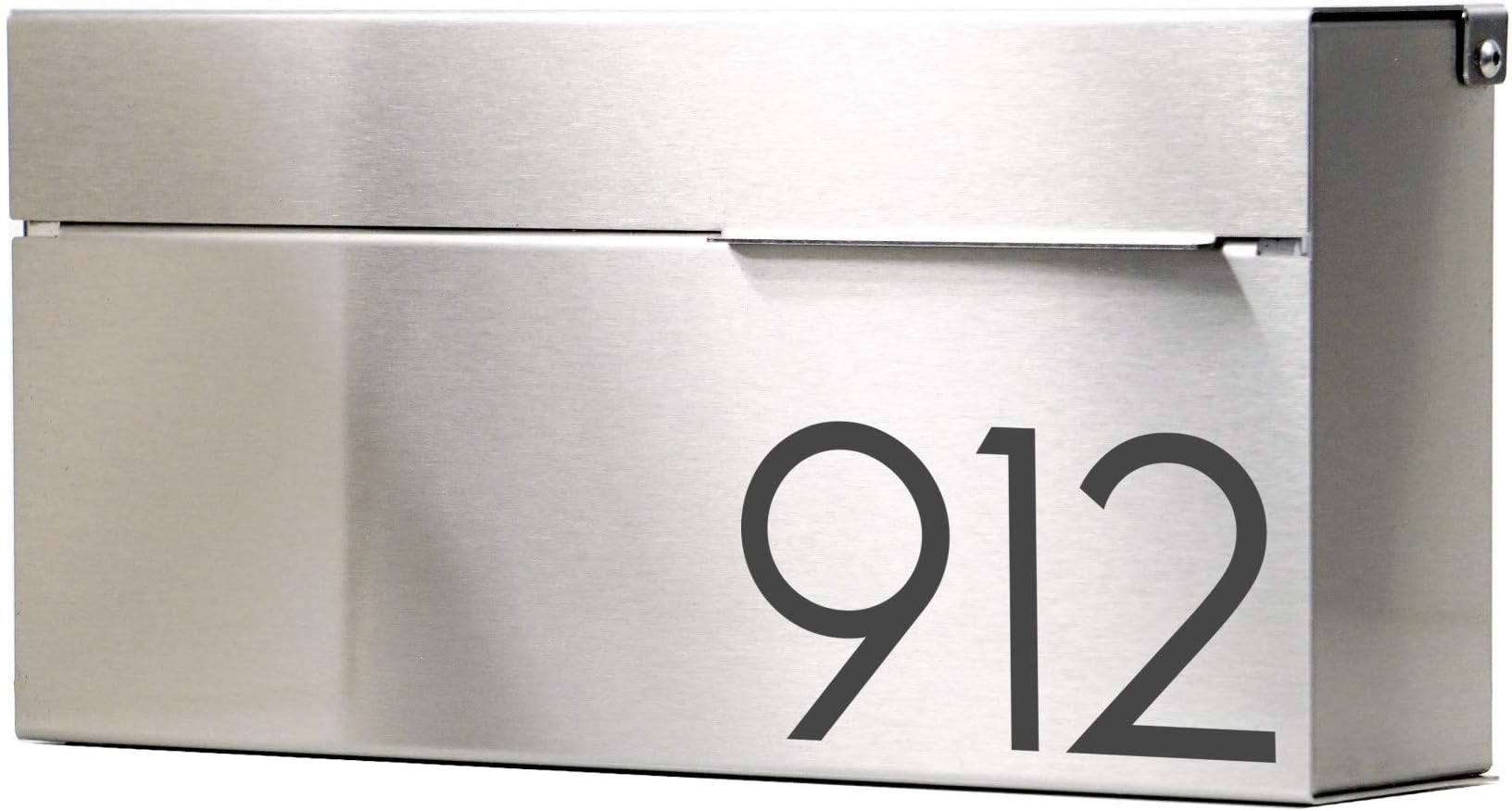 Contemporary Stainless Steel Wall Mount Mailbox Letter Box Rustproof ...