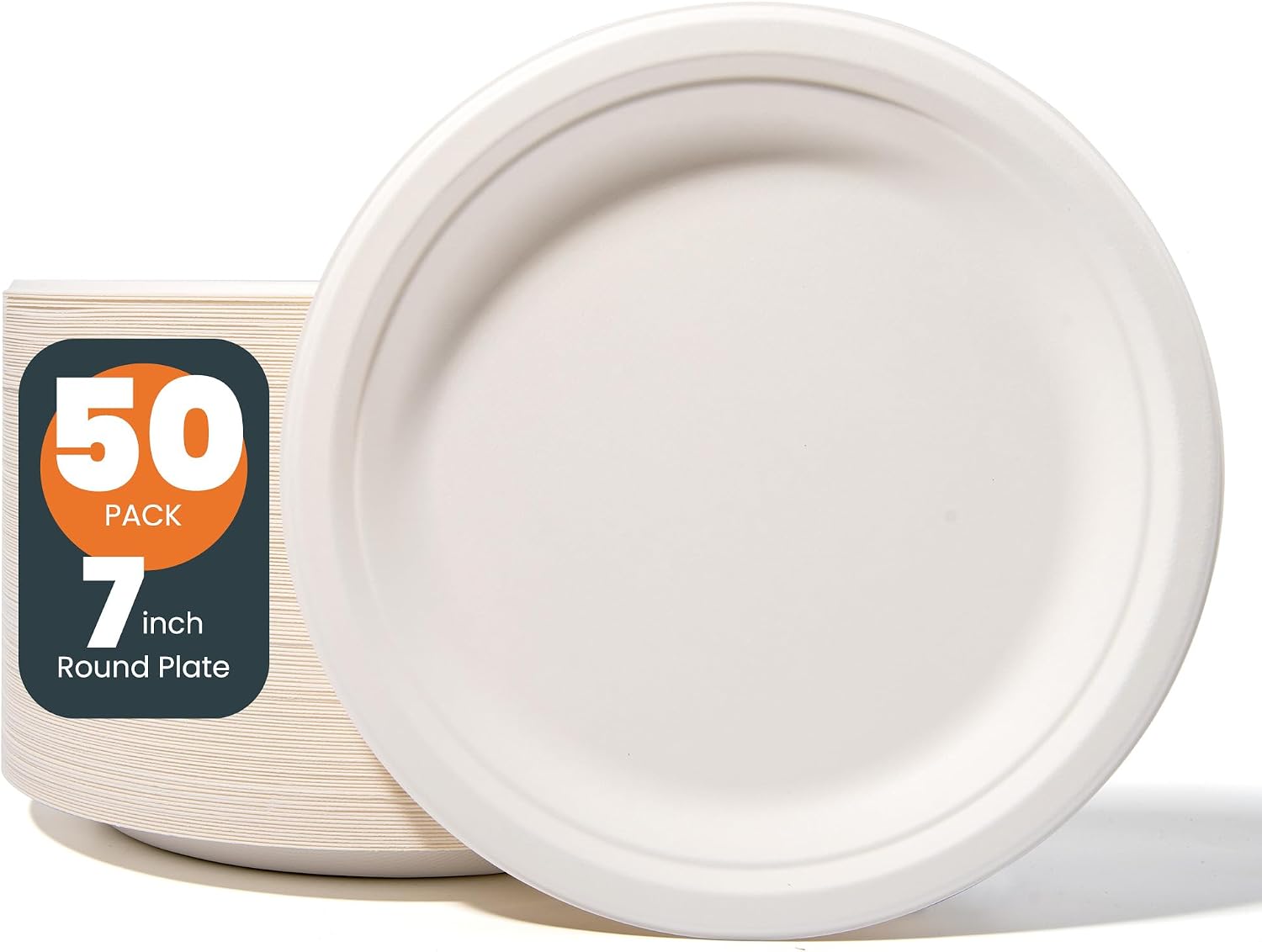 Amazon.com: hooray mida 100% Compostable Paper Plates, Disposable ...