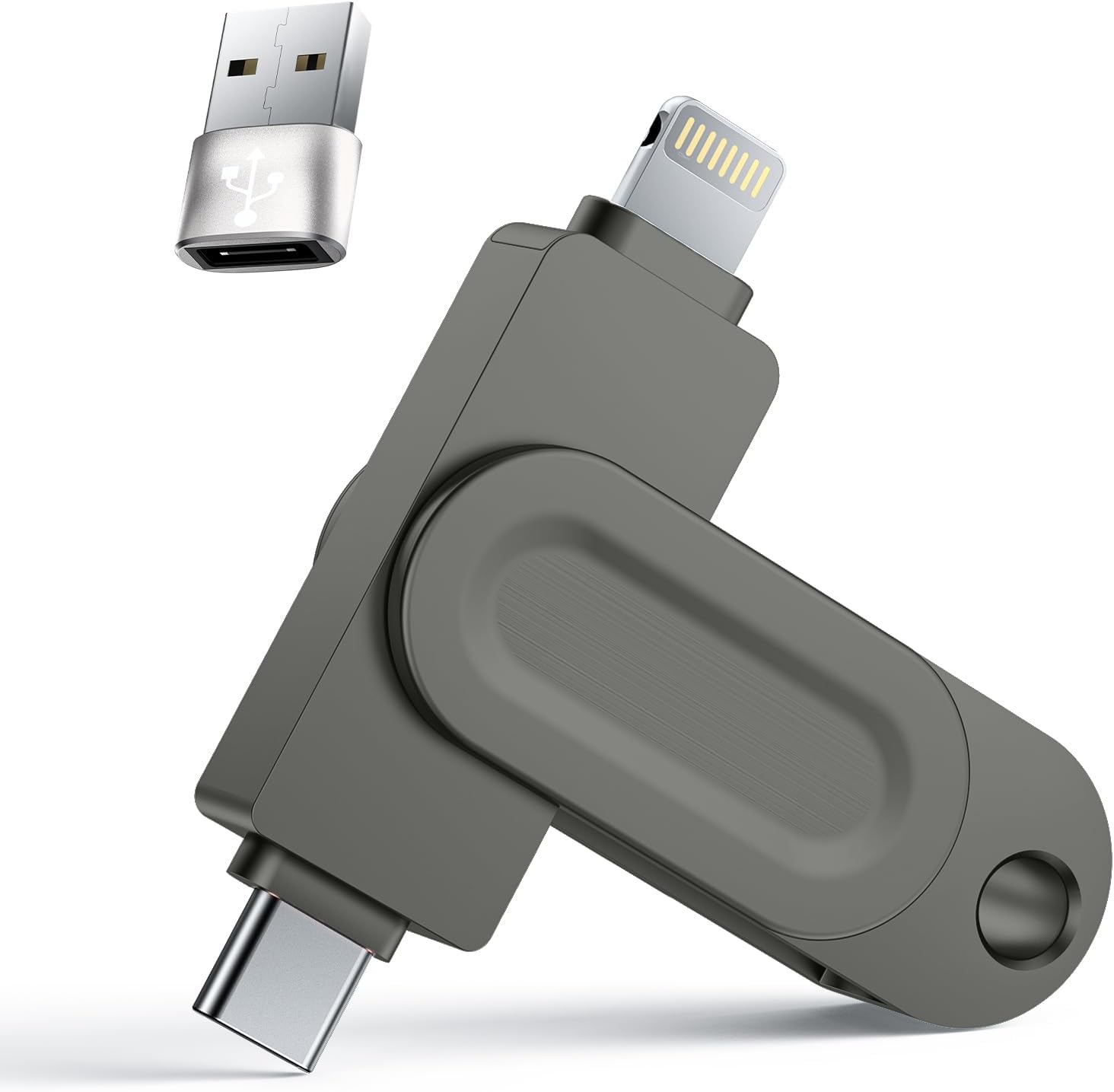 MFi Certified iPhone Flash Drive,512GB Phone Photo Stick,3 in 1 Flash ...