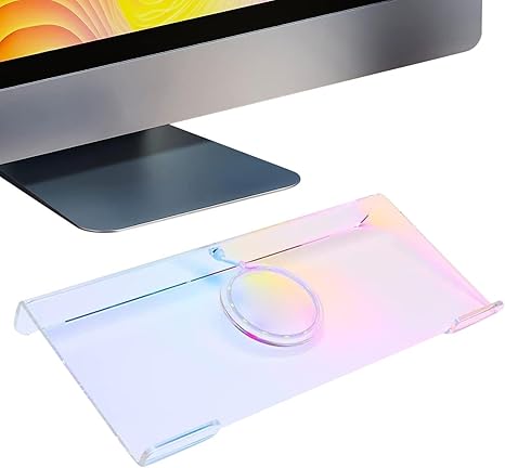 Amazon.com: DISPRA Tilted Keyboard Stand, Acrylic Computer Keyboard ...