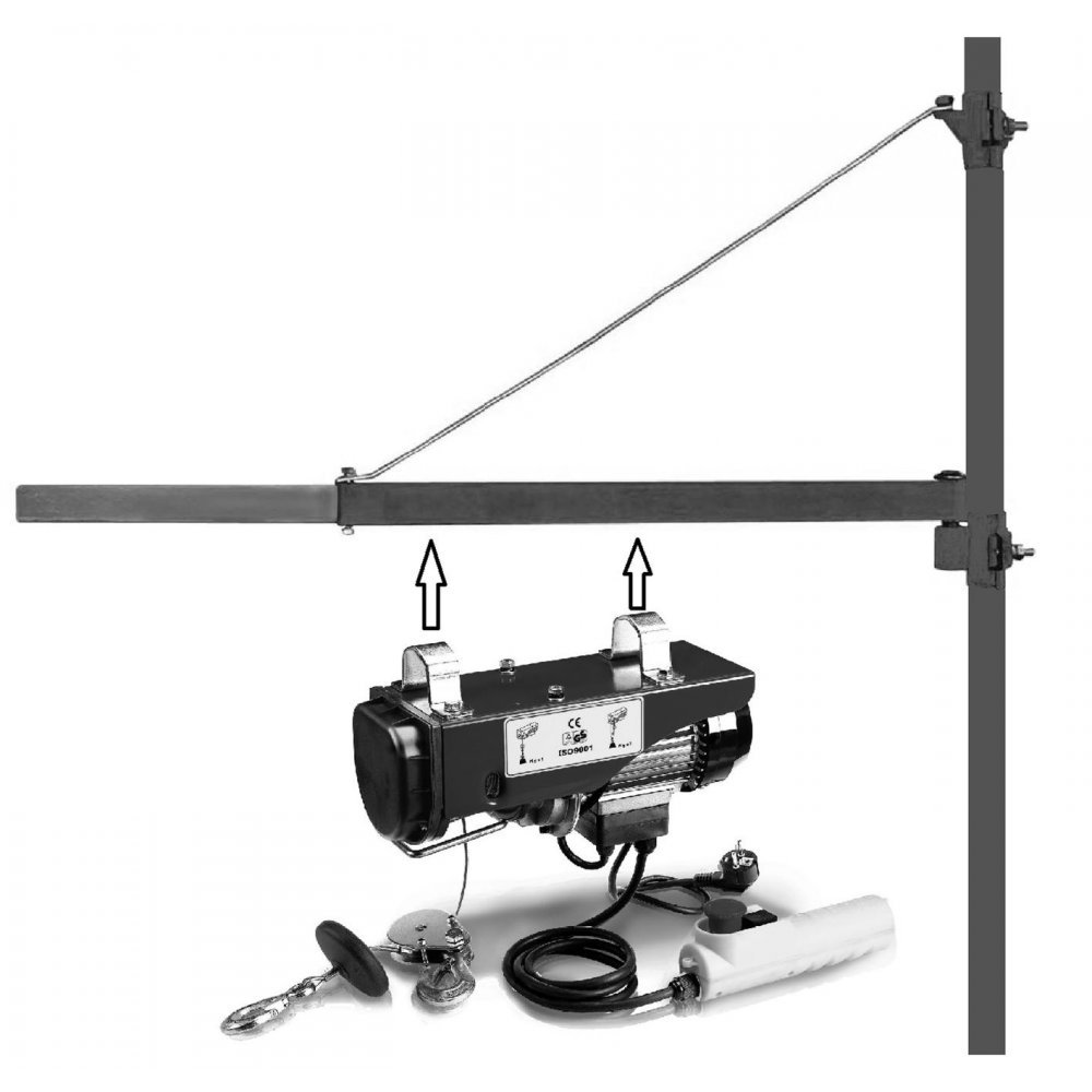 Buy Scaffold Winch Lifting Hoist Swing Arm Scaffolding Support 250kg ...