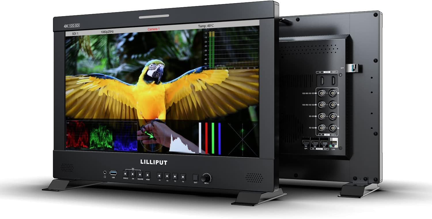 Amazon.com: LILLIPUT 17.3" Q18 12G-SDI/HDMI 4K 2.0 Quad View 3D-LUT HDR ...