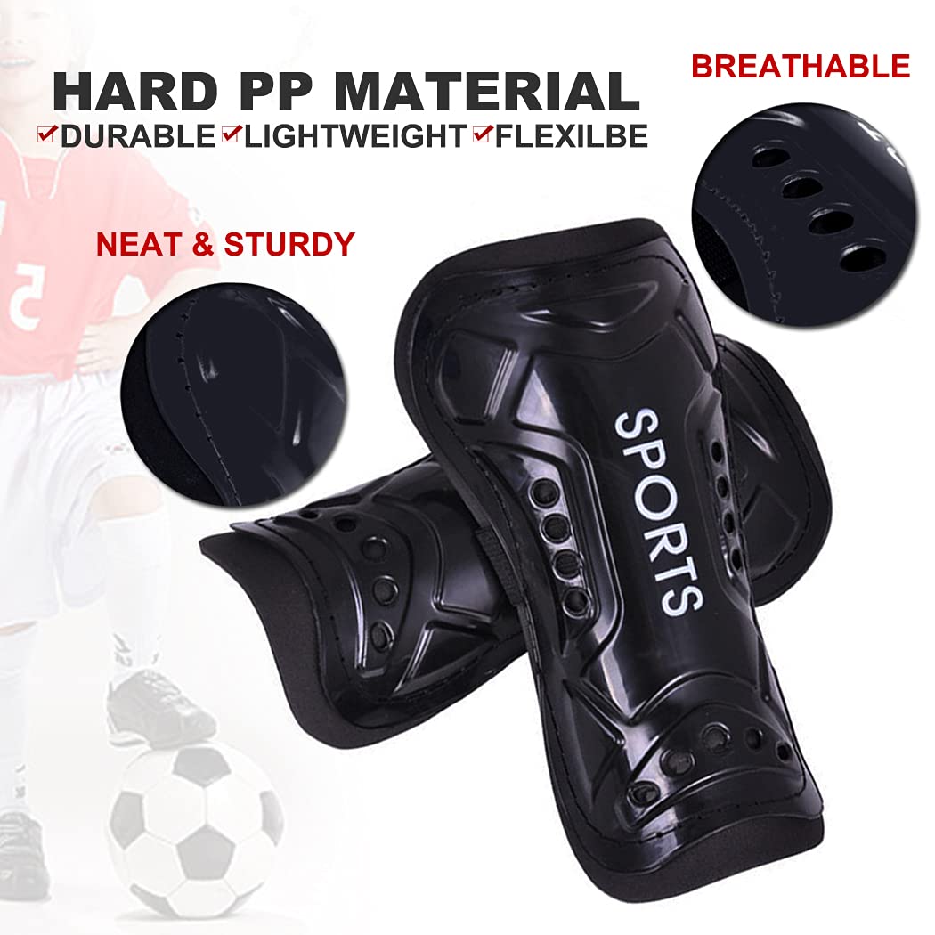 Youth Soccer Shin Guards for Kids Shin Pads and Shin Guard Sleeves ...