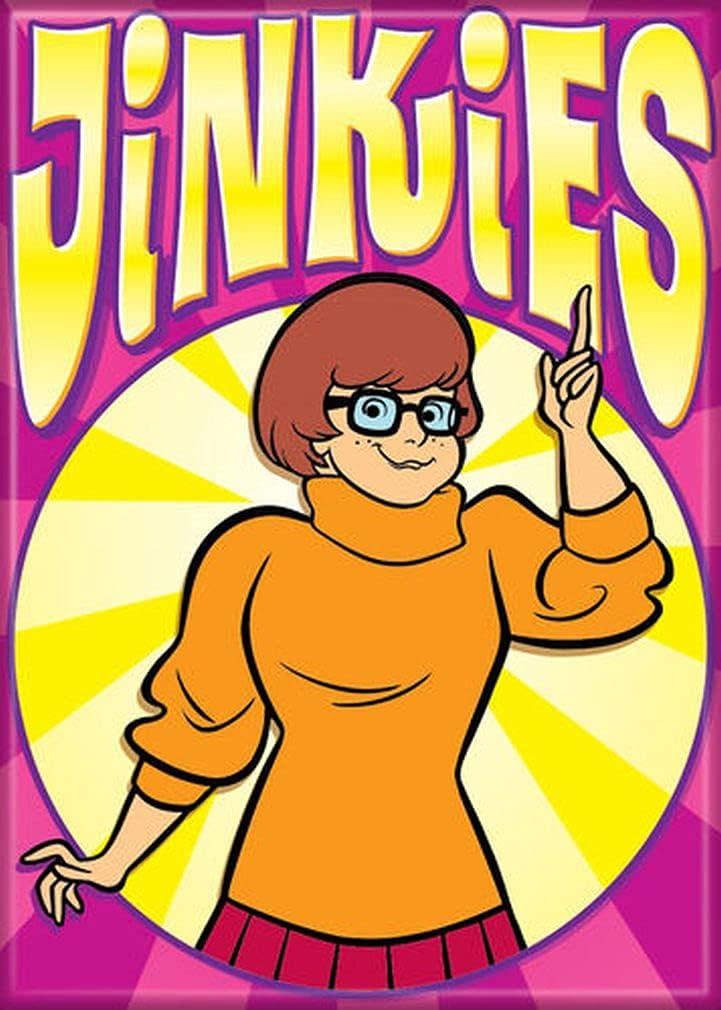 Amazon.com: Ata-Boy Scooby Doo Velma Jinkies Plastic Decorative Magnet ...