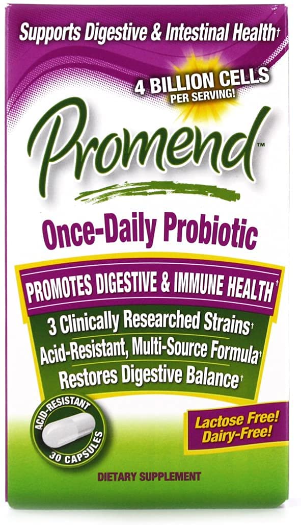 Amazon.com: Promend Once-Daily Probiotic Dietary Supplement Capsules 30 ...