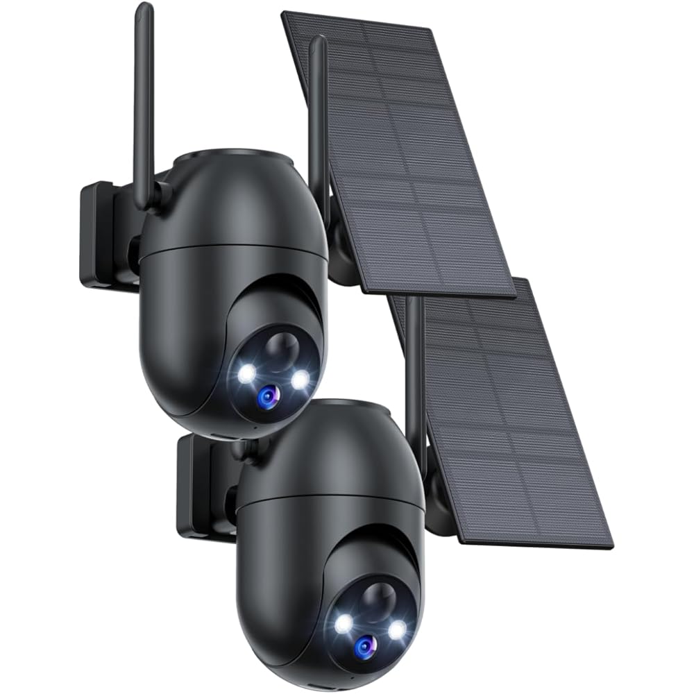 $15/mo - Finance Security Cameras Wireless Outdoor Solar: 2K WiFi ...