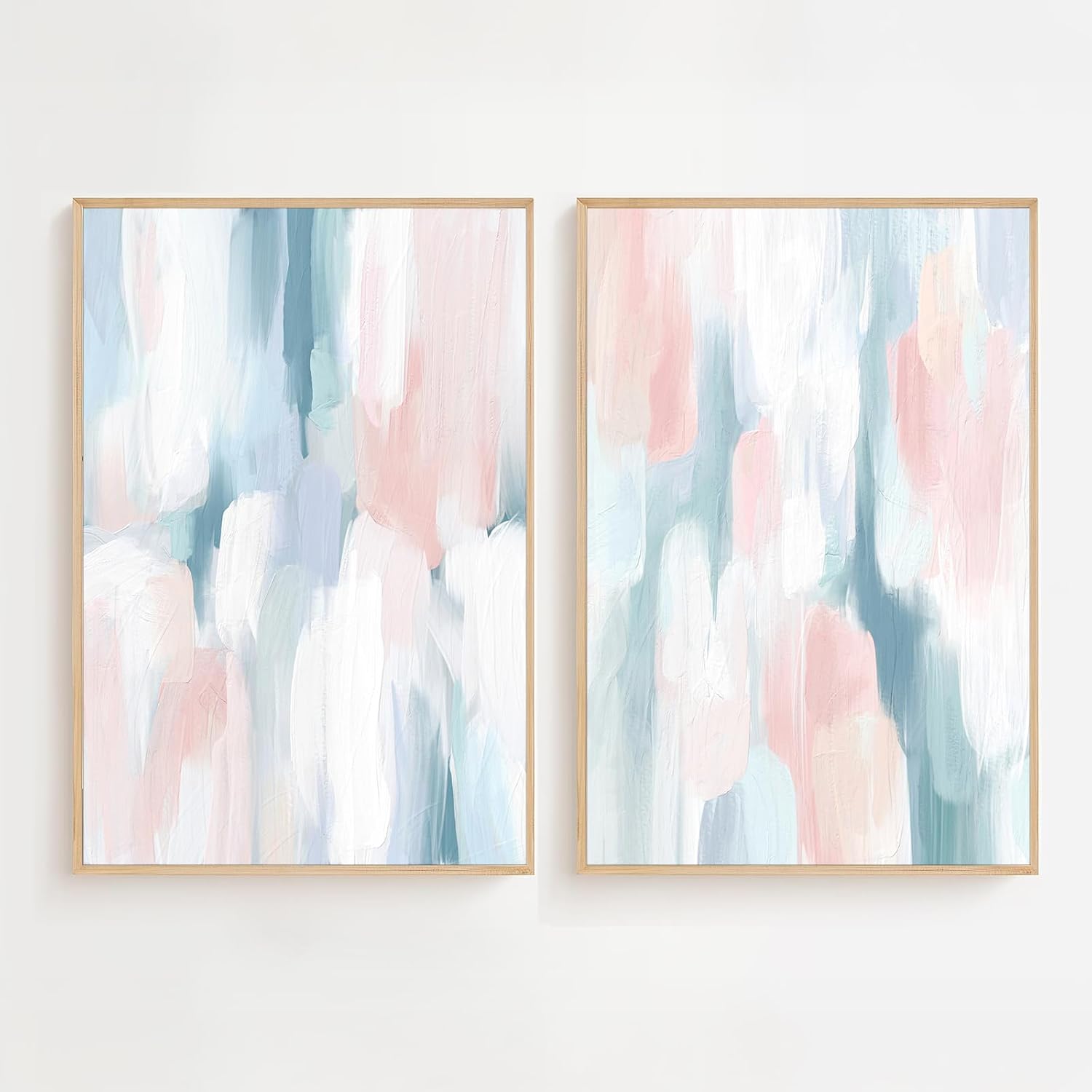 Amazon.com: Pink Posters for Room Aesthetic Blue Poster for Living Room ...