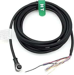 Amazon.com: HangTon Cognex in-Sight 2000 Power IO Cable M12 A-Coded 12 ...