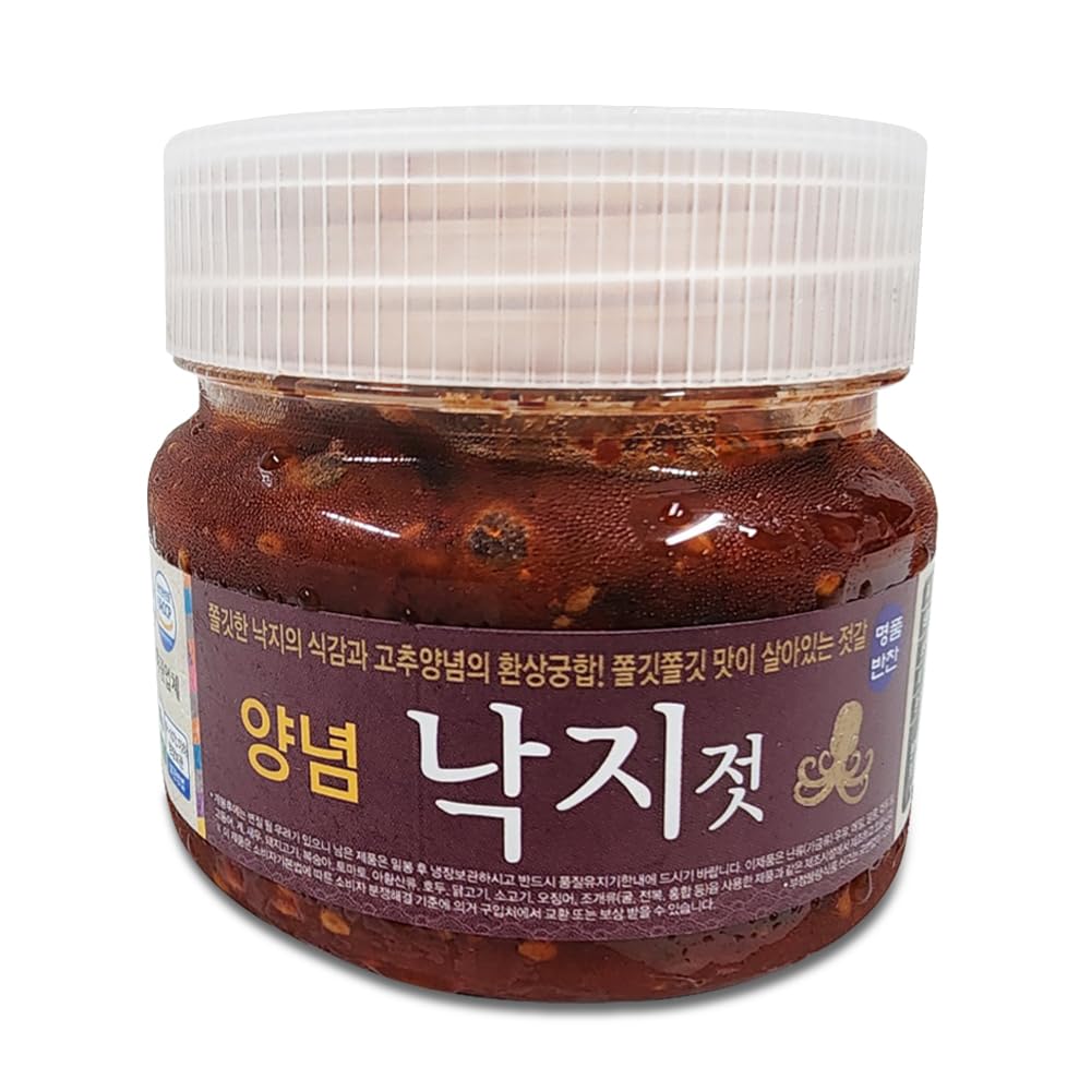 Amazon.com: Korean Spicy Salted Small Octopus/Fermented in a ...