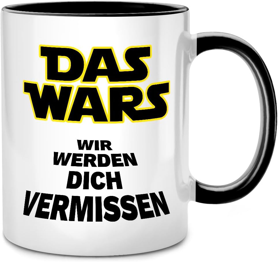 Seness Das Wars Wir werden dich vermissen Tasse mit Spruch lustig ...