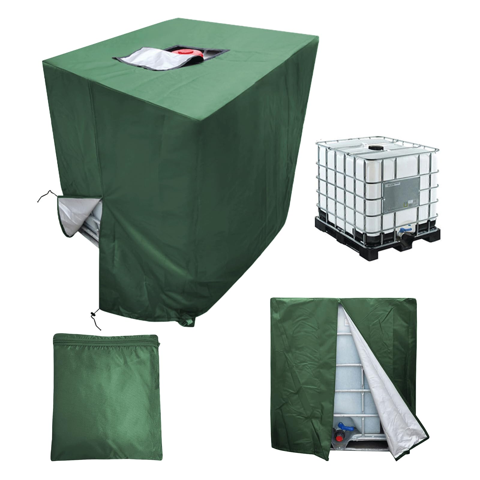 Amazon.com : WUEURU IBC Tote Cover Tank Protector Oxford Water ...