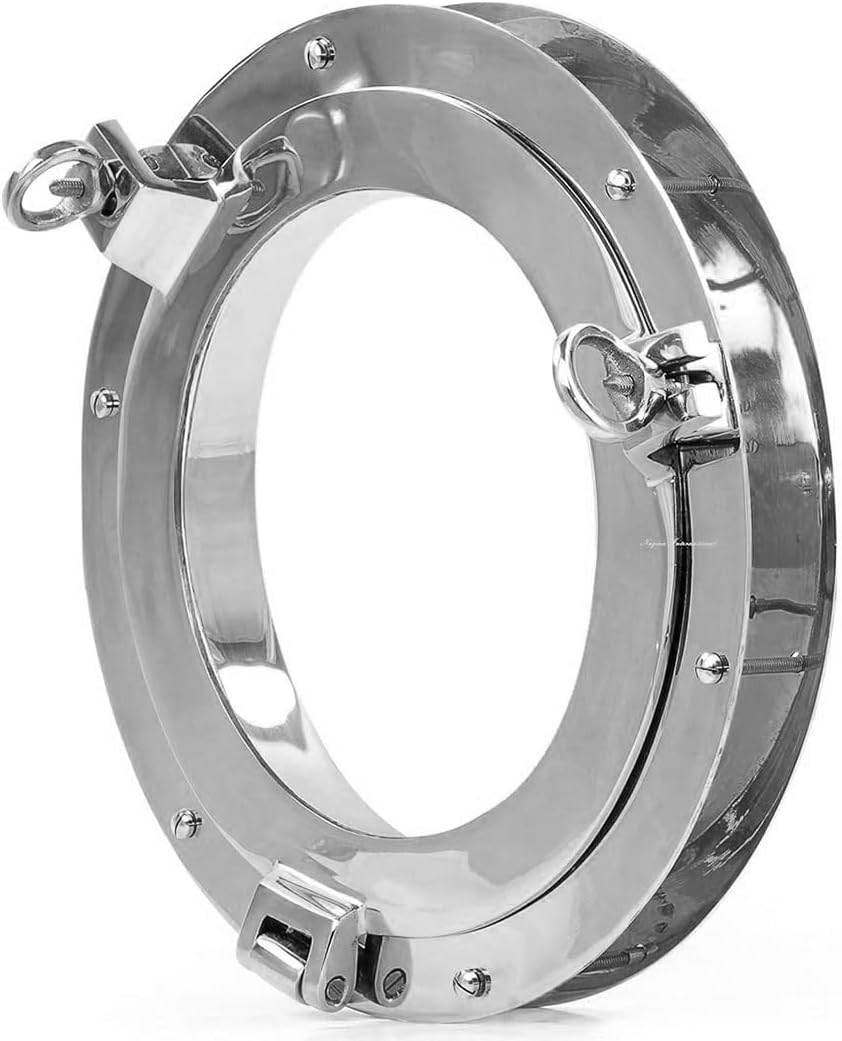 Amazon.com: Nagina International, 17" Aluminum Porthole Antique Finish ...