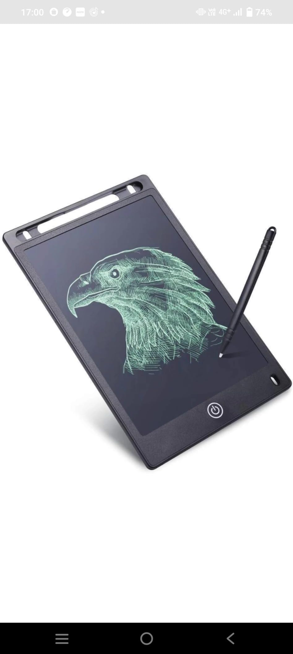 Amazon.in: Buy Ax LCD Writing Tablet Screenwriting Toys Smart Digital E ...