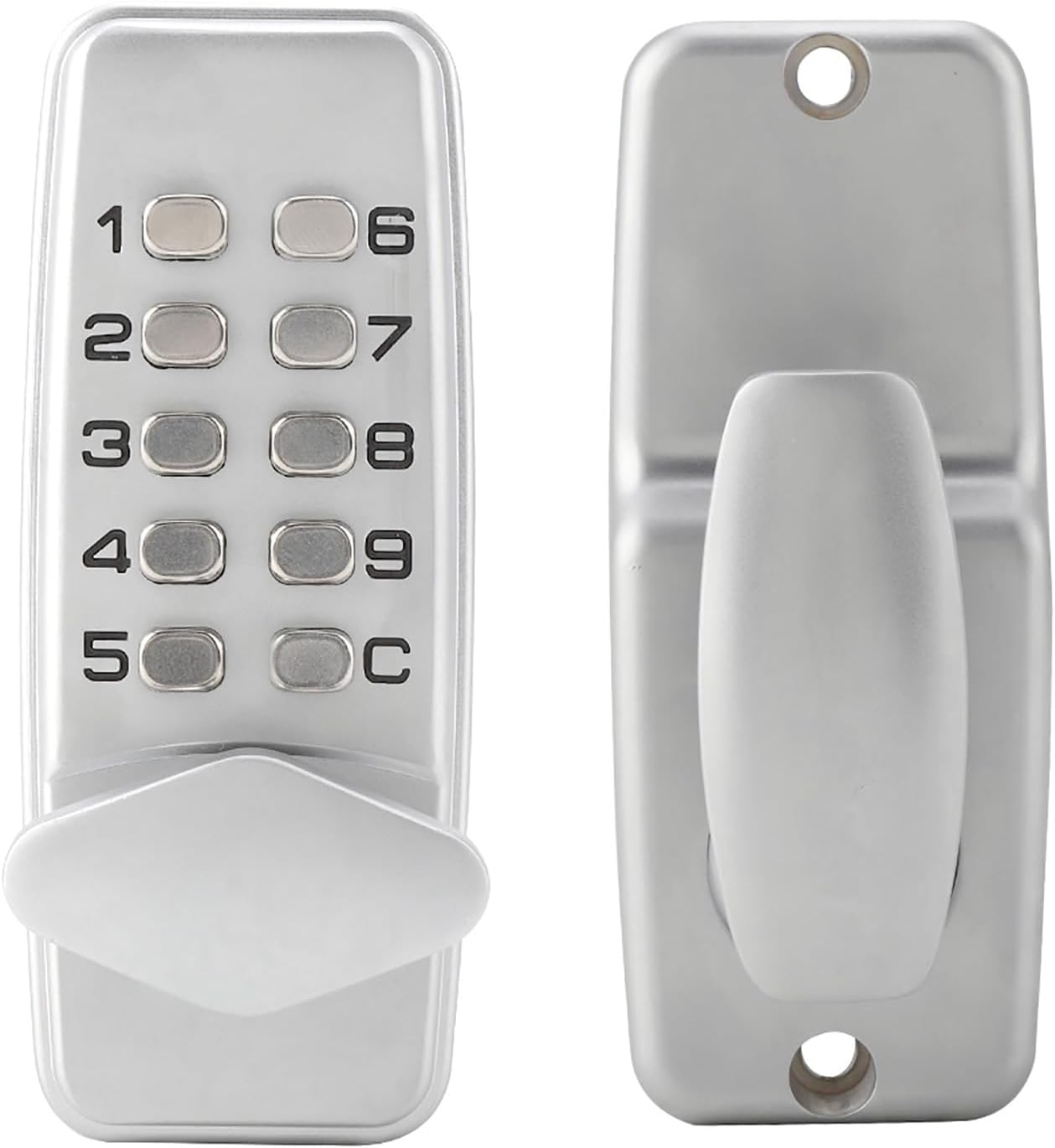 Mechanical Keyless Door Lock, 2-8 Digit Code Combination Entry Door ...