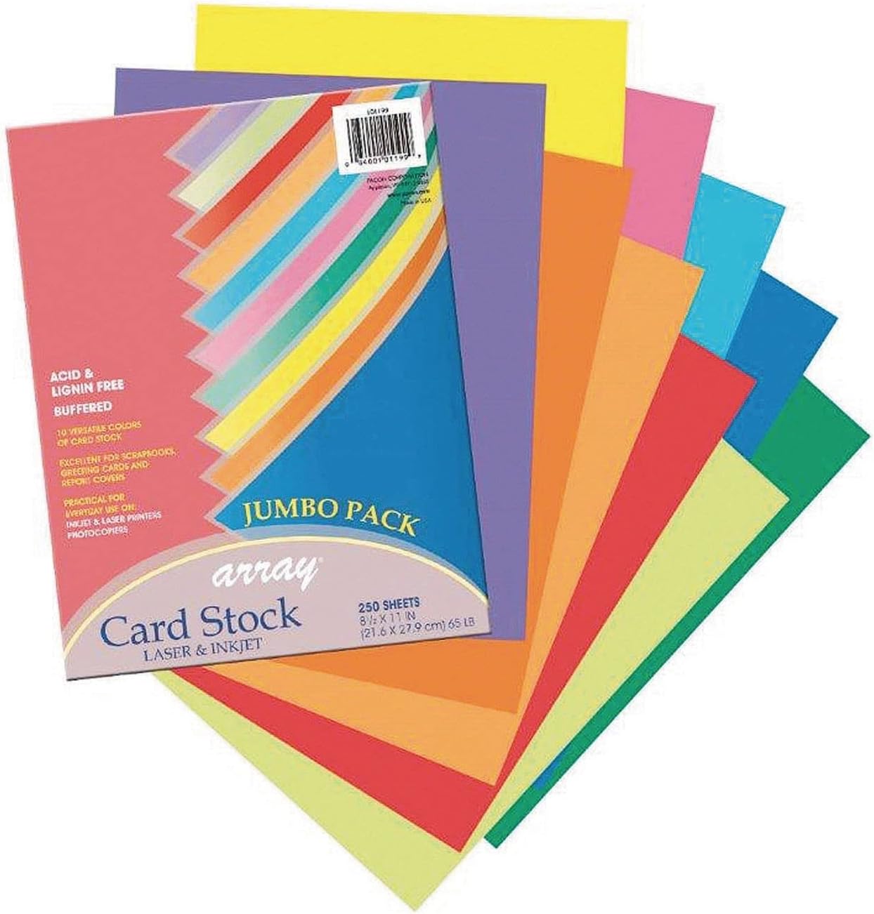 Amazon.com: Riverside Array Assorted Lively Colors Card Stock (01199)