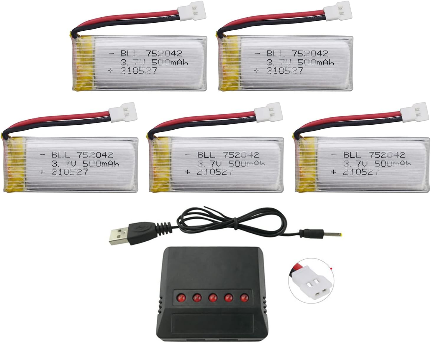 Amazon.com: 3.7V 700mAh 701855 Lithium Battery for High Magnification ...