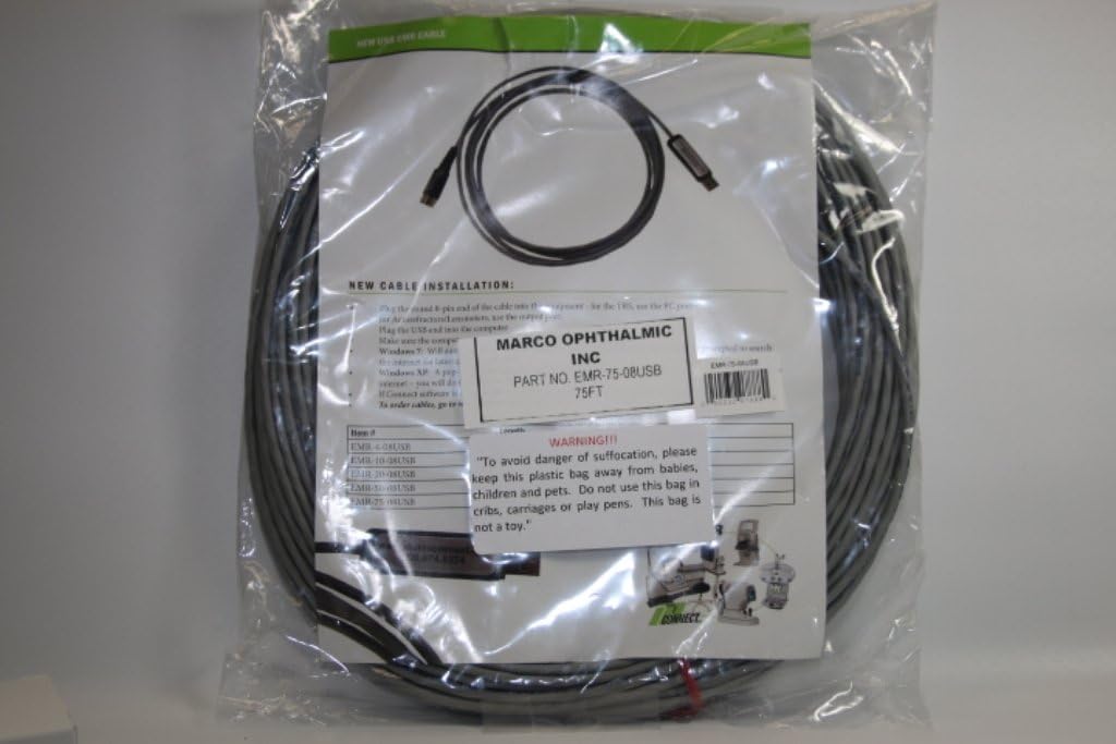 Amazon.com: Marco EMR Connection Cable, USB, 75 Ft. : Electronics