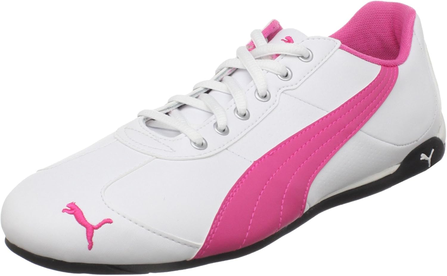 Amazon.com | PUMA Women's Repli Cat III L Sneaker,White-Fluo Pink,5.5 B ...