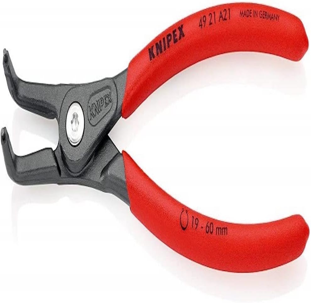 Knipex 49 21 A21 Precision Circlip Pliers for external circlips 19-60mm 90° angled - - Amazon.com