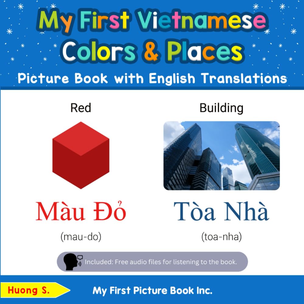Amazon | My First Vietnamese Colors & Places Picture Book with English ...