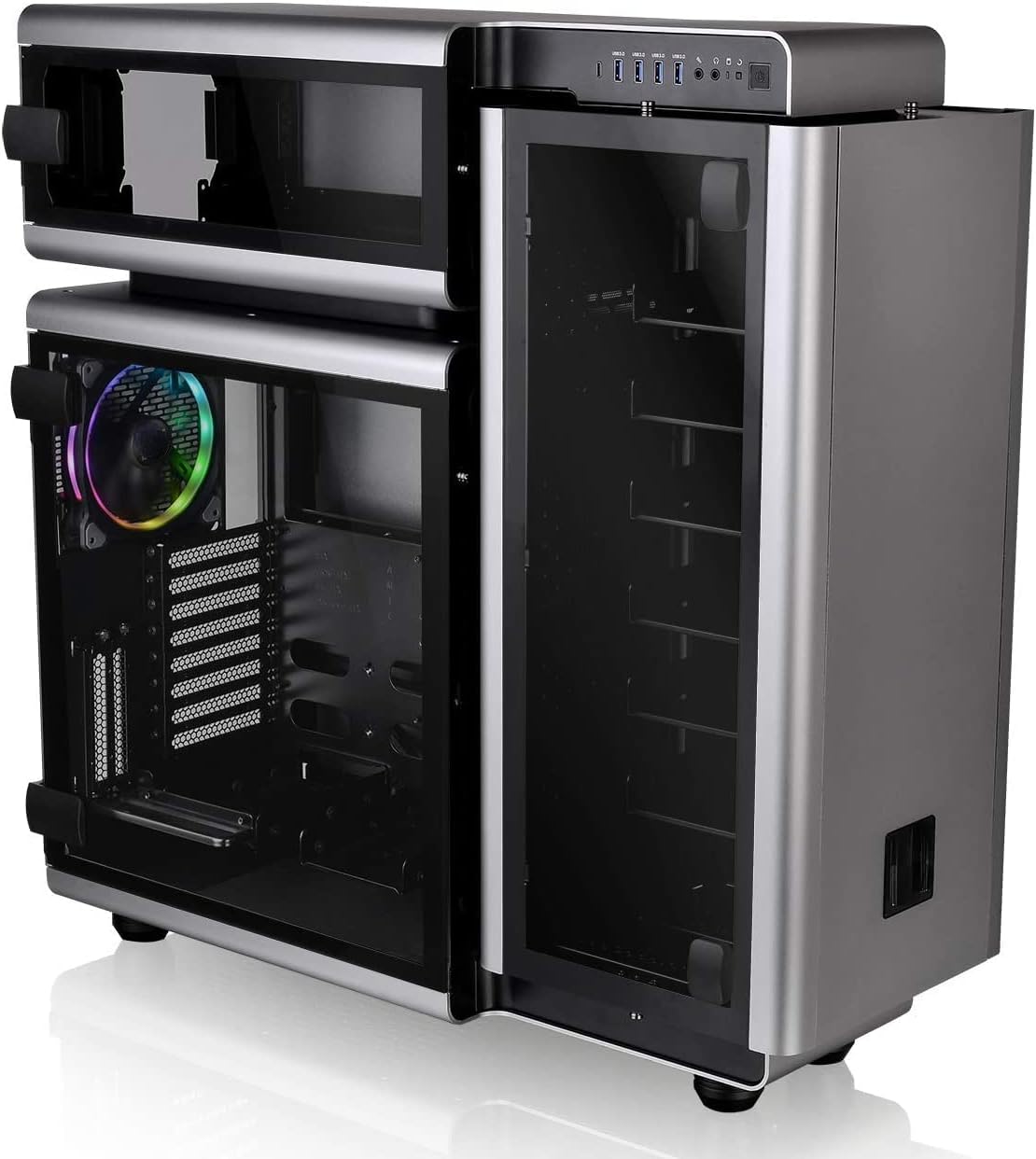 Amazon.com: ATX Mid Tower YE-011 ATX Full Tower Gaming PC Computer Case ...