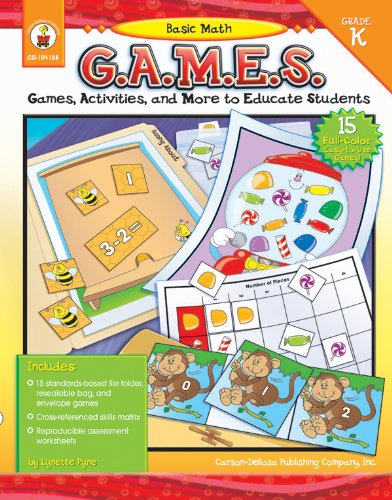 Basic Math G.A.M.E.S., Grade K: Pyne, Lynette: 9781594414817: Amazon ...
