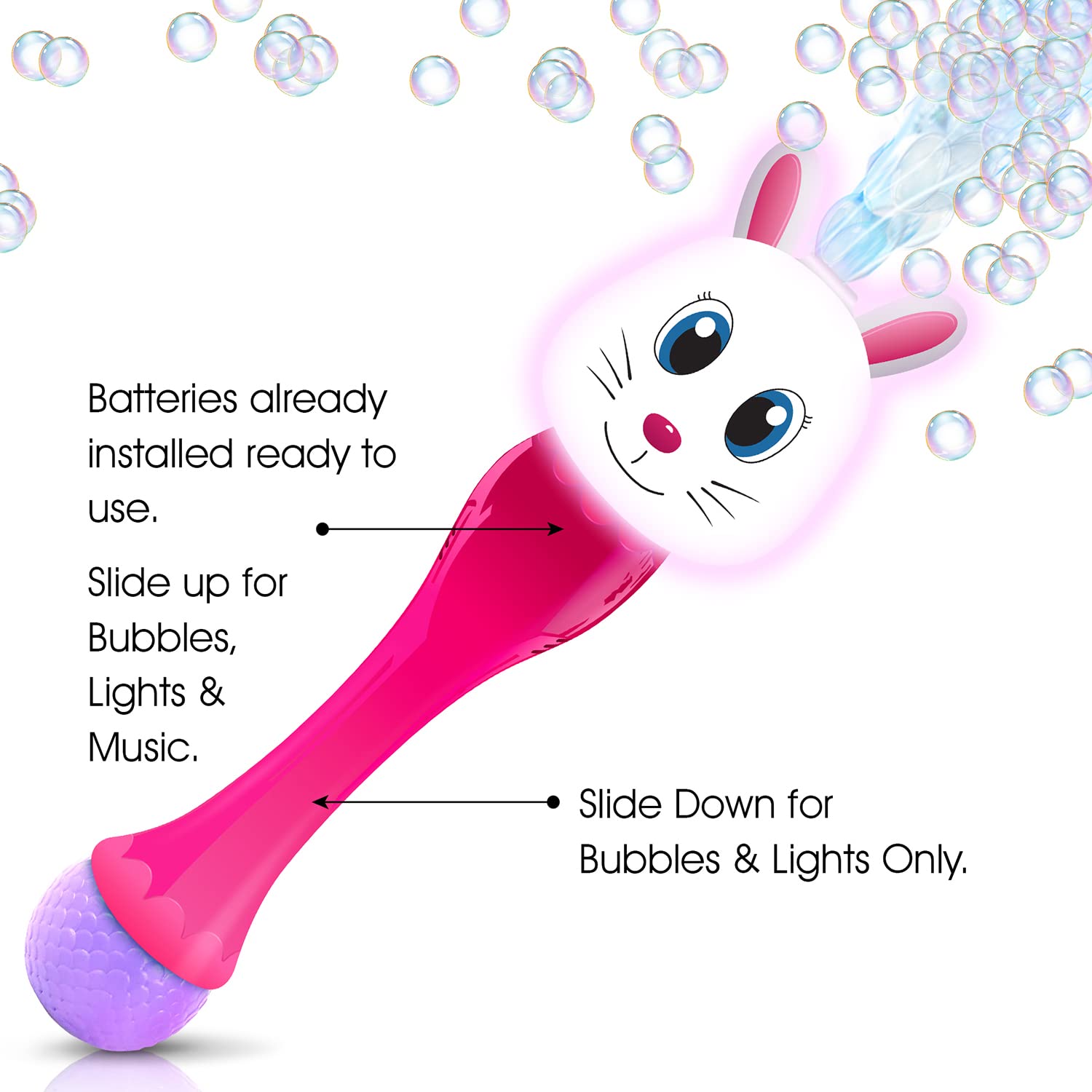 Snapklik.com : Easter Basket Stuffers For Toddler, Bunny Bubble Wand ...