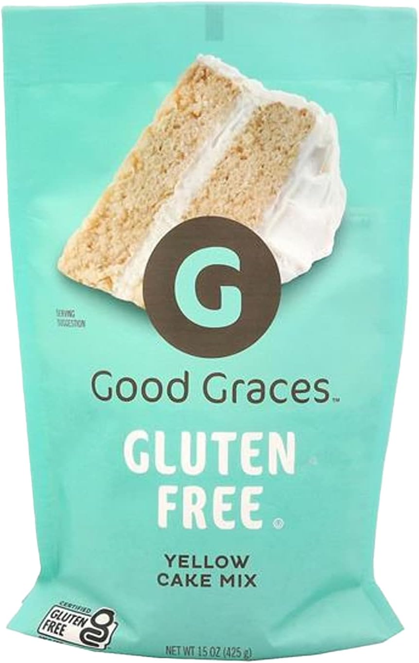 Amazon.com : Good Graces Gluten Free Yellow Cake Mix, 14 Ounce ...