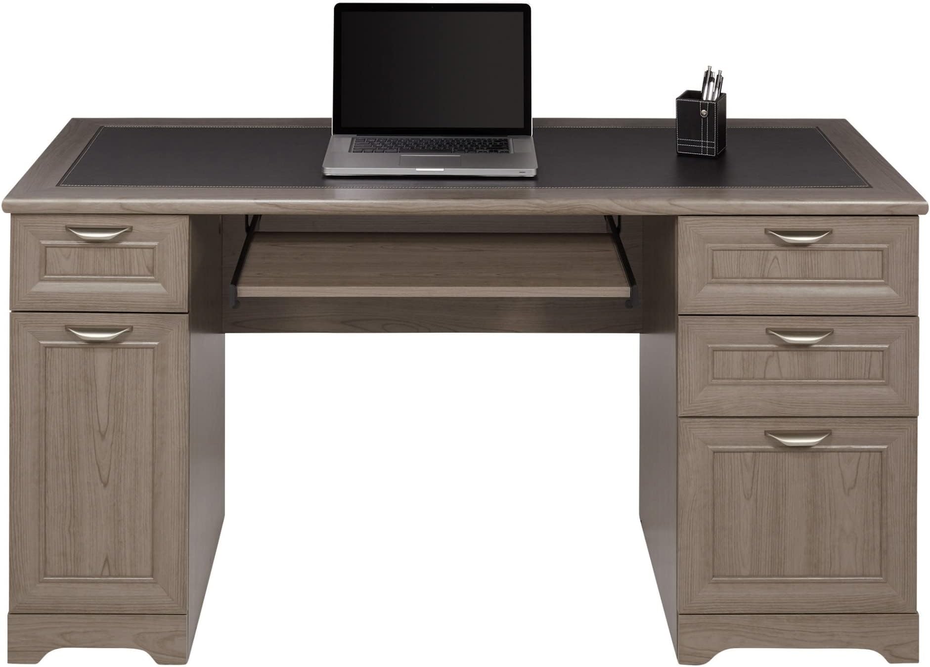 Amazon.com: Realspace® Pelingo 60" W Computer Desk, Gray : Home & Kitchen