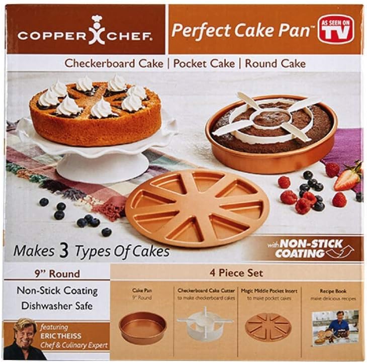 Amazon.com: Copper Chef Perfect Cake Pan Set: Home & Kitchen