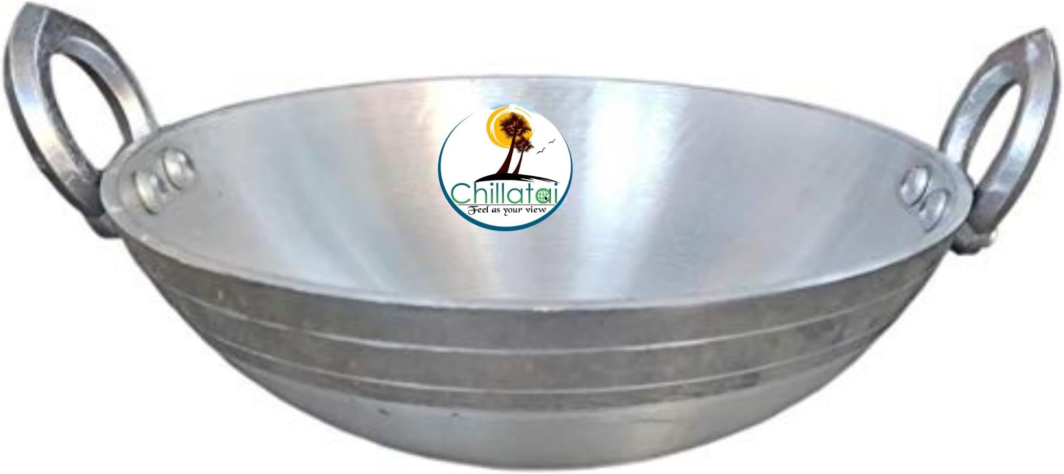 Buy CHILLATAI Multipurpose Use Indolium Kadai/Fry Pan/Thick Bottom Fry ...