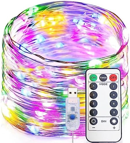 Melofo Fairy String Lights 20M 200Leds Fairy LED Nights Lights USB ...