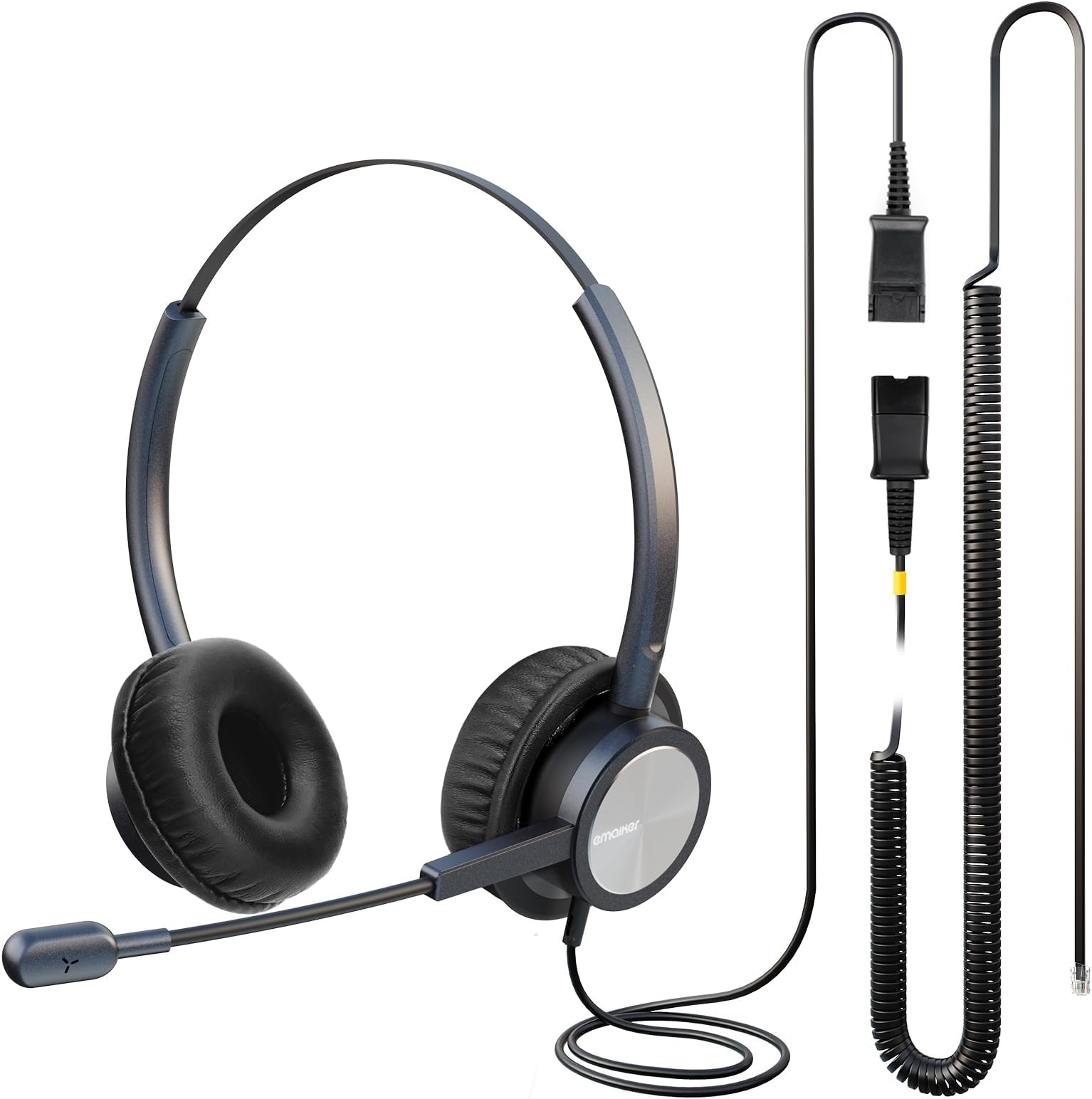 Office Deskphone Landline Telephone Headset,Call Center Headset with ...