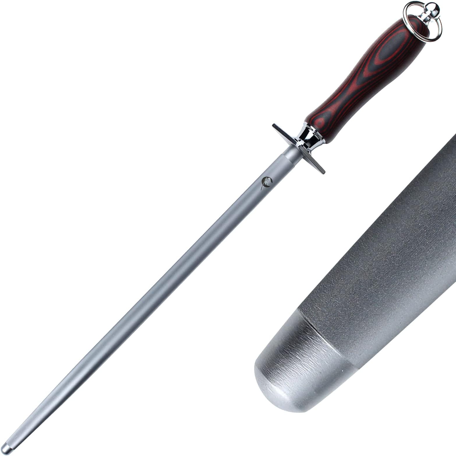 Amazon.com: Victorinox Honing Steel 12-Inch Round Regular Cut, Dark ...