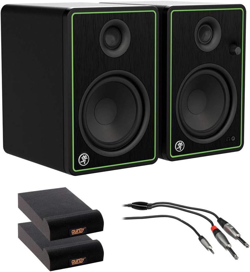 Amazon.com: Mackie CR3-X Series 3" Studio Monitors (Pair) with 3' REAN ...