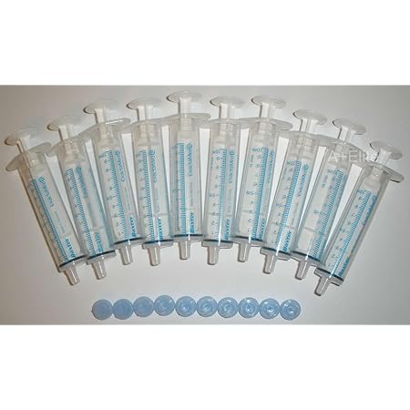 Amazon.com: BAXA ExactaMed Oral Liquid Medication Syringe 1cc/1mL 10/PK ...