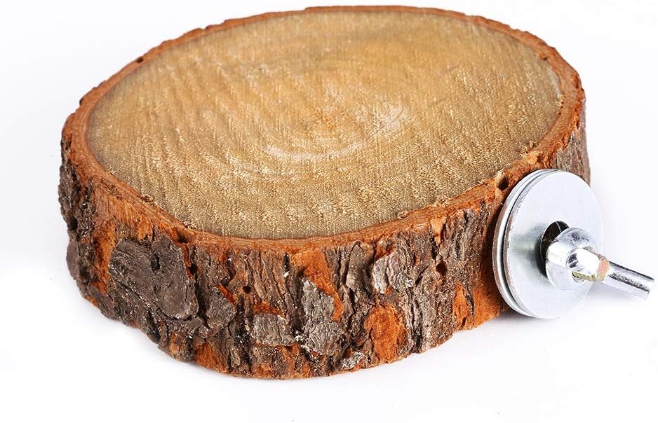 Platform Perch for Finches, Natural Perch Hamster Cage Platform Bird ...