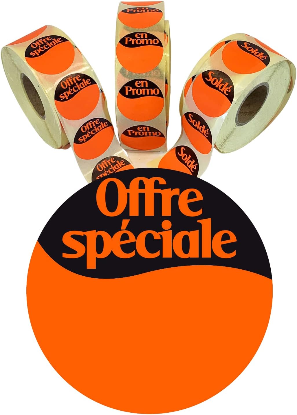 Affichesstore 30221 - Rouleau de 1000 Étiquettes Autocollantes - Ø 40mm ...