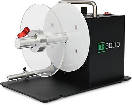 Amazon.com : U.S. Solid Automatic Label Rewinder Machine, 1"/1.5" Core ...