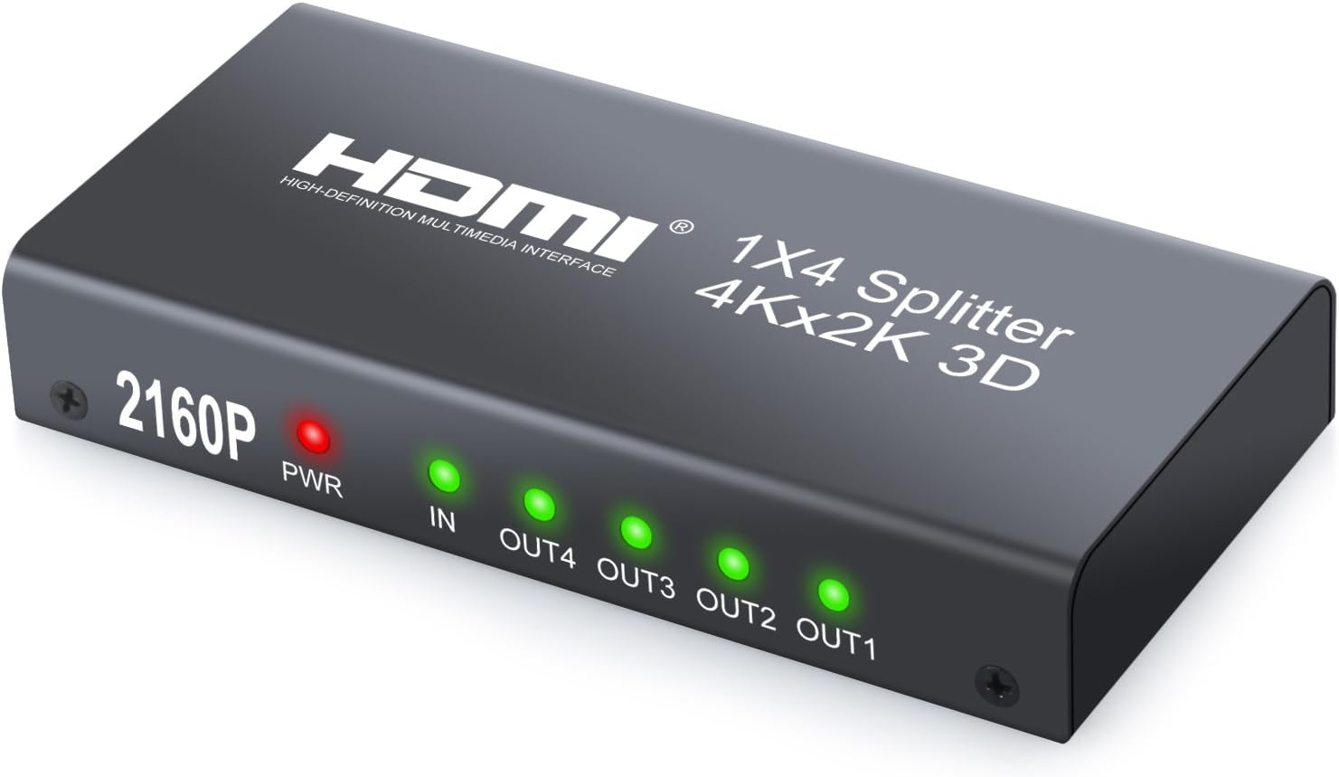Neoteck 2160P 4Kx2K 4 Way HDMI Splitter HD Hub Smart Splitter Box HDMI ...