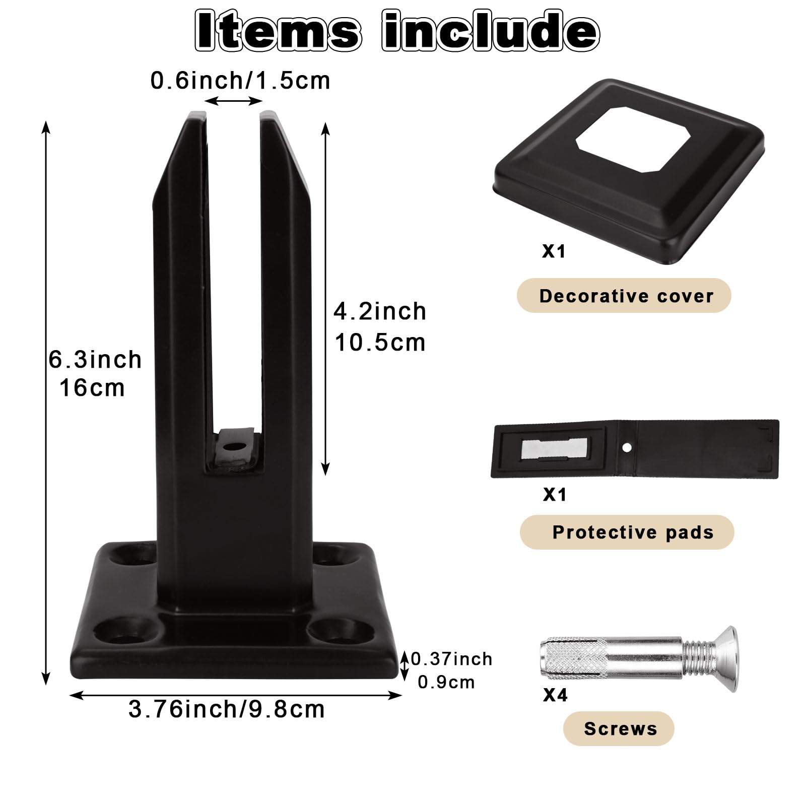 ( similar)Glass Railing Clamp Bracket 304 Stainless Steel Glass Railing ...