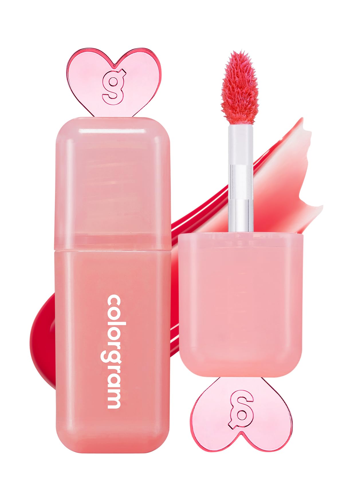 Amazon.com : COLORGRAM Juicy Drop Tint 04 Clear Cherry | Juicy Lip ...