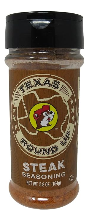 Amazon.com : Buc-ee's Texas Round Up Steak Seasoning, Gluten Free, One ...