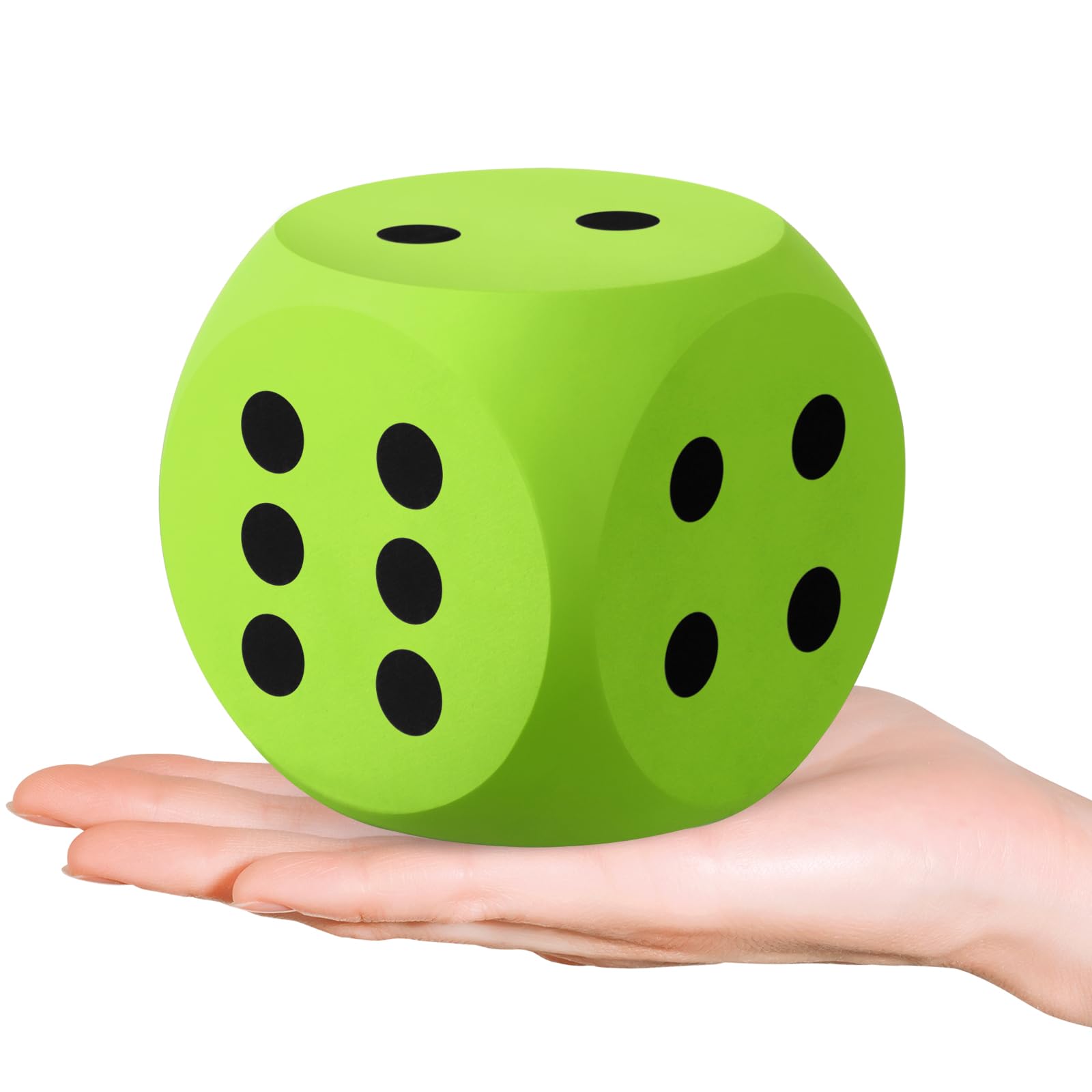 Amazon.com: Shappy 3 Inches Foam Dice Fun Filled Large Dice Educational ...