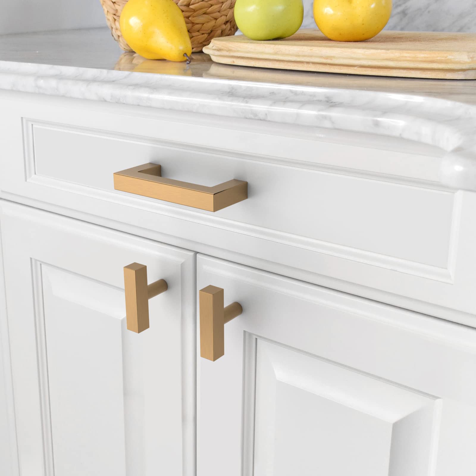 Snapklik.com : Amerdeco 10 Pack Champagne Bronze Kitchen Cabinet ...