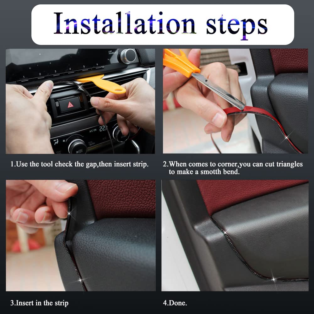 Snapklik.com : 3M Bling Car Trim Self-Adhesive, DIY Car Trim Strips ...