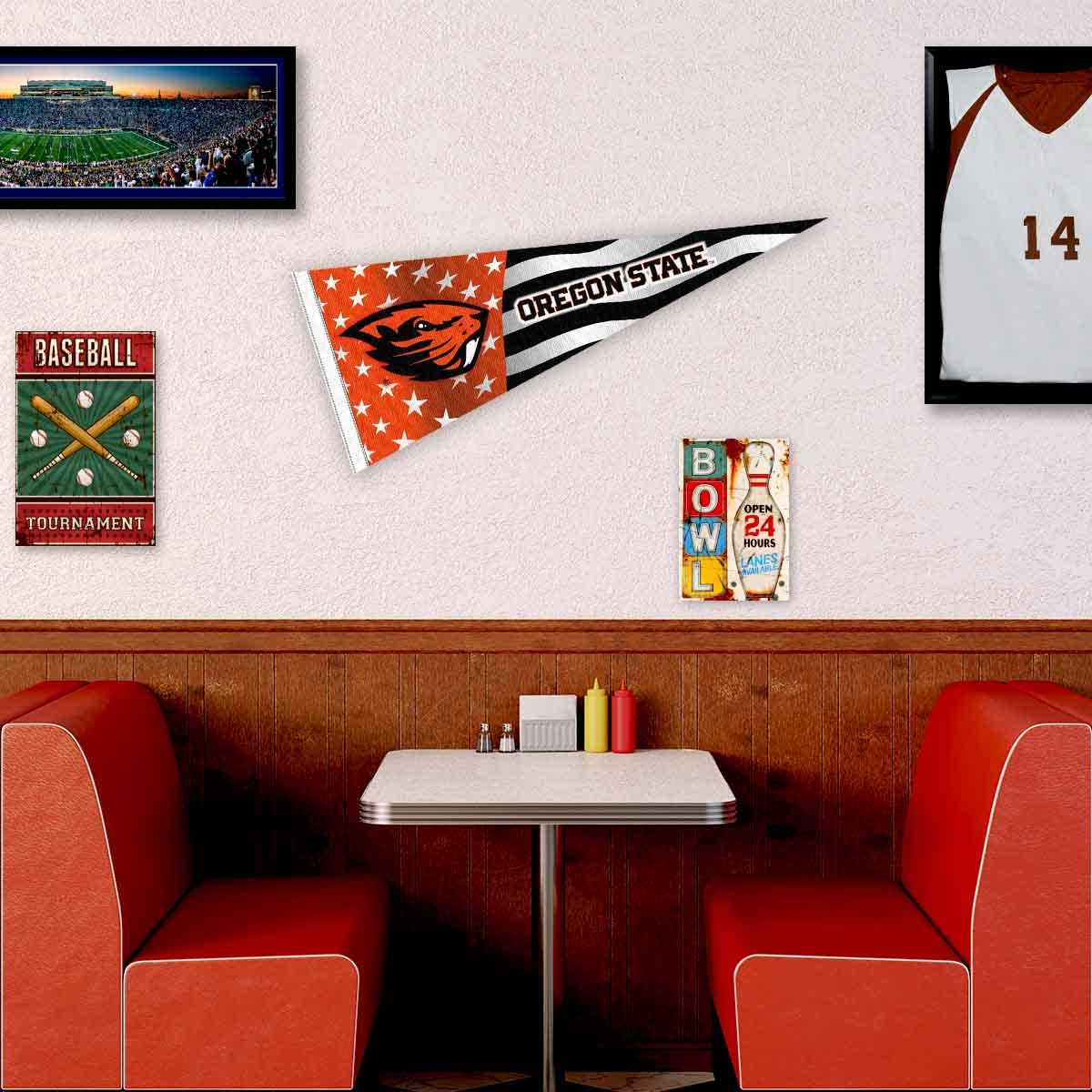 Osu Beavers Oregon Flag OREGON STATE BEAVERS \"GO BEAVERS\" 28\"X40 ...