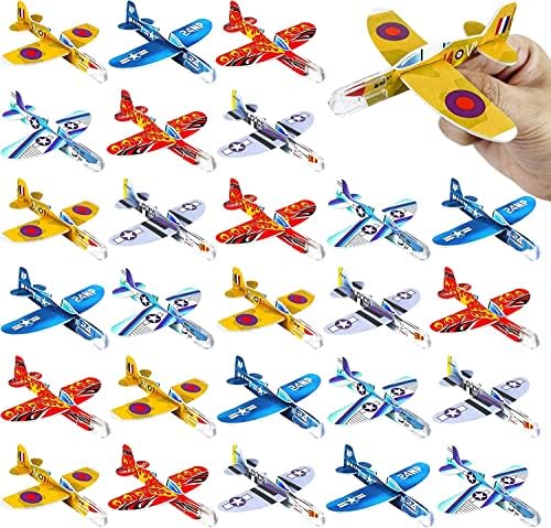 Amzboen 50 Pcs Foam Glider Planes for Kids, 4" Mini Airplane Toy Bulk ...