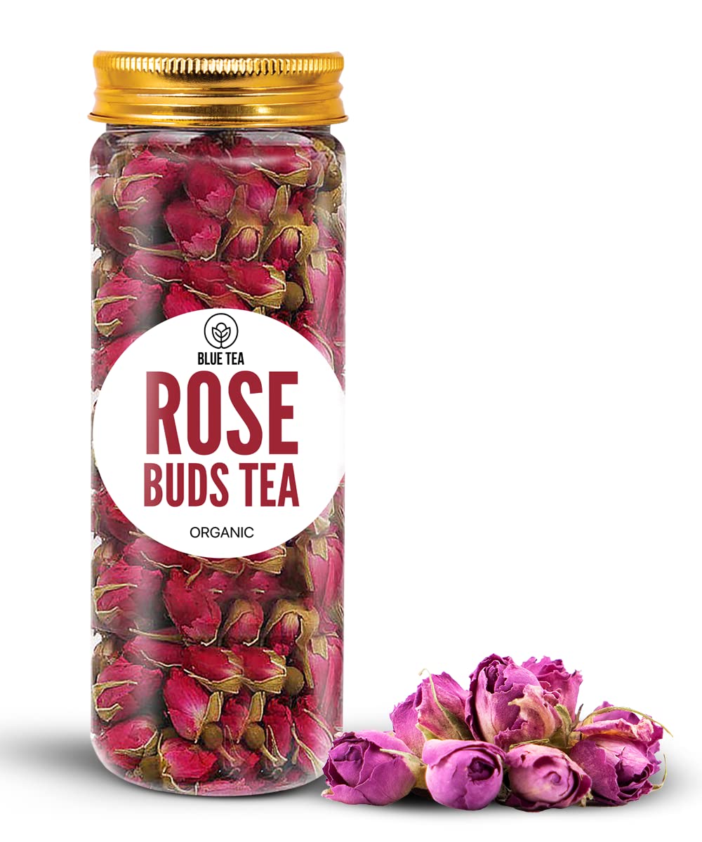 Amazon.com : BLUE TEA - Rose Buds Tea - 1.05 Oz | Grade A | Natural Sun ...